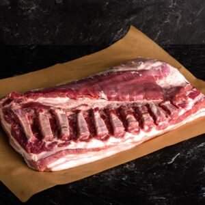 Raw Single Rib Pork Belly Skin On – Fumé